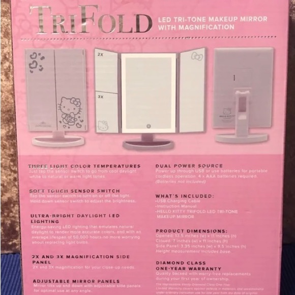 Sanrio | Toys | Impressions Hello Kitty Vanity Led Mirror | Poshmark